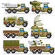 Set of Military Equipment, Vectors | GraphicRiver