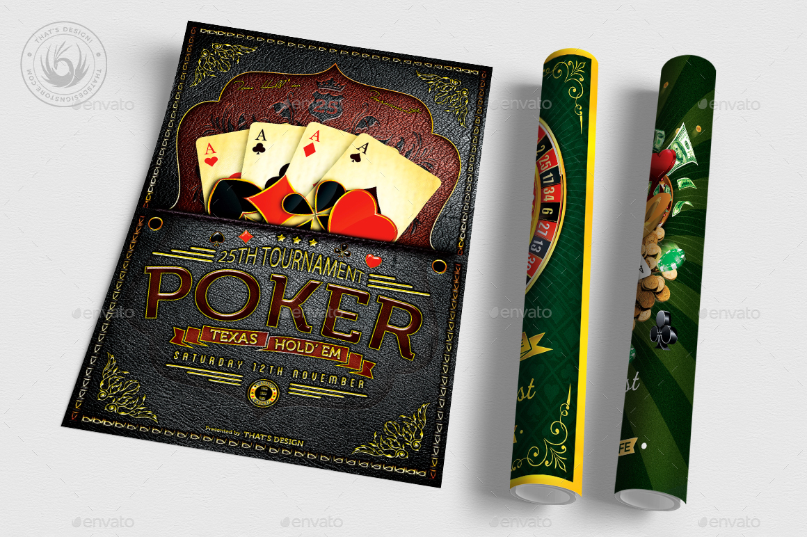 Poker and Casino Flyer Bundle, Print Templates | GraphicRiver