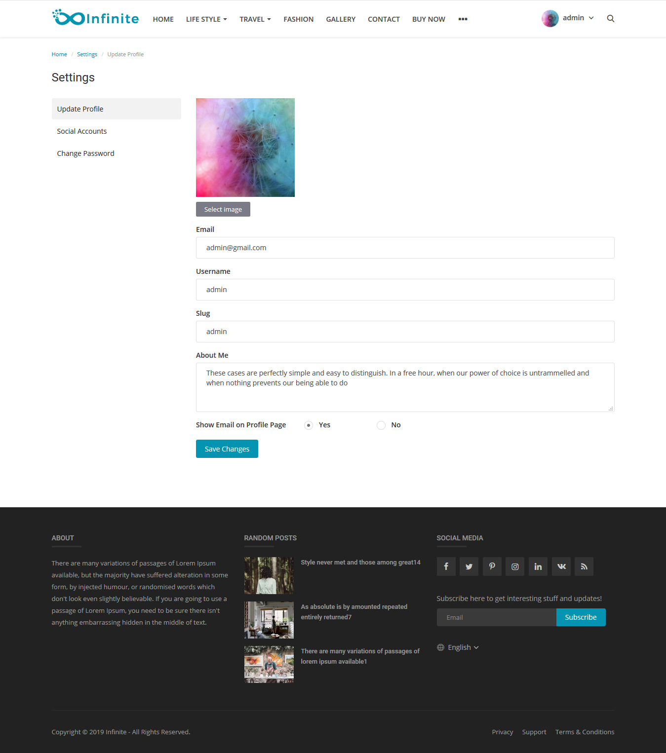 Infinite Blog And Magazine Script By Codingest Codecanyon