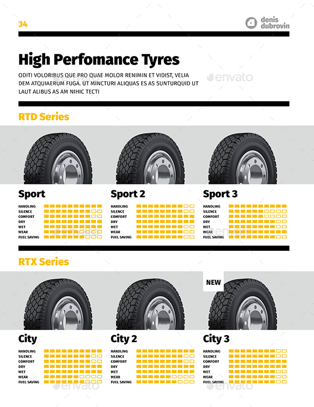 Parts Catalog, Print Templates | GraphicRiver
