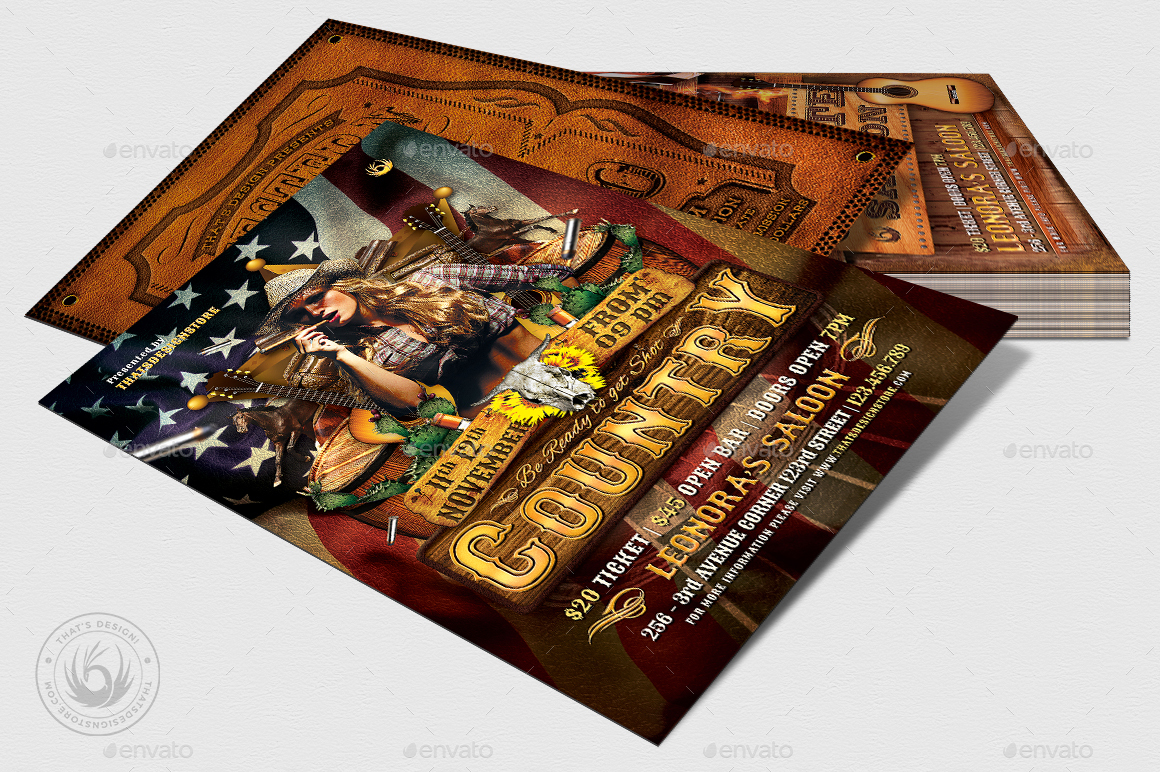 Western Flyer Bundle, Print Templates | GraphicRiver