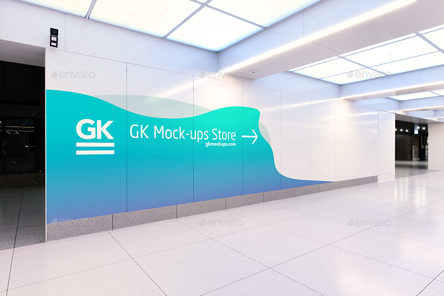 Navigation / Wayfinding Mock-up - Ad Station Series, Graphics | GraphicRiver