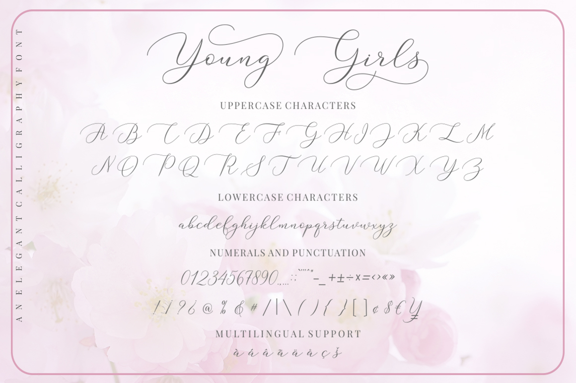 Young Girls Script, Fonts | GraphicRiver