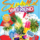 Summer Weekend Flyer, Print Templates | GraphicRiver