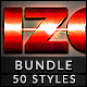 50 Text Effects - Bundle Vol. 05, Add-ons | GraphicRiver
