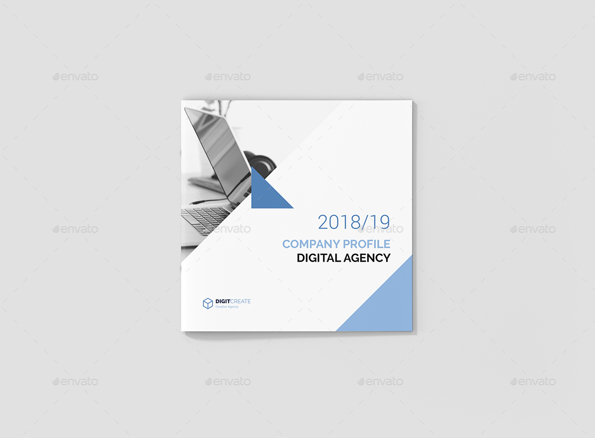 Digital Agency – Company Profile Square, Print Templates | GraphicRiver