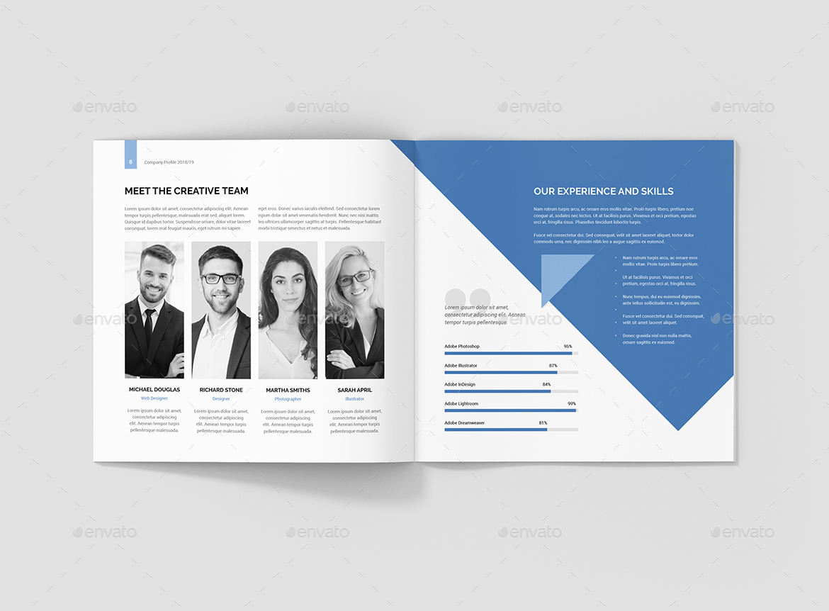 Digital Agency – Company Profile Square, Print Templates | GraphicRiver