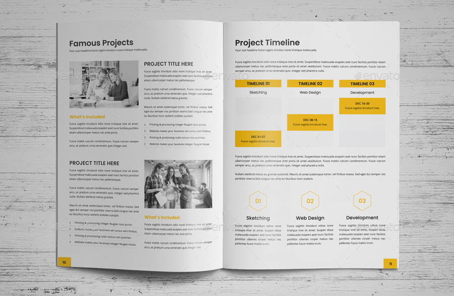 Project Proposal Design v2, Print Templates | GraphicRiver