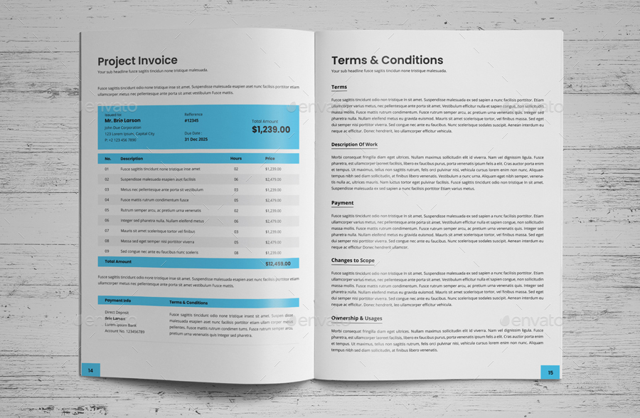 Project Proposal Design v2, Print Templates | GraphicRiver