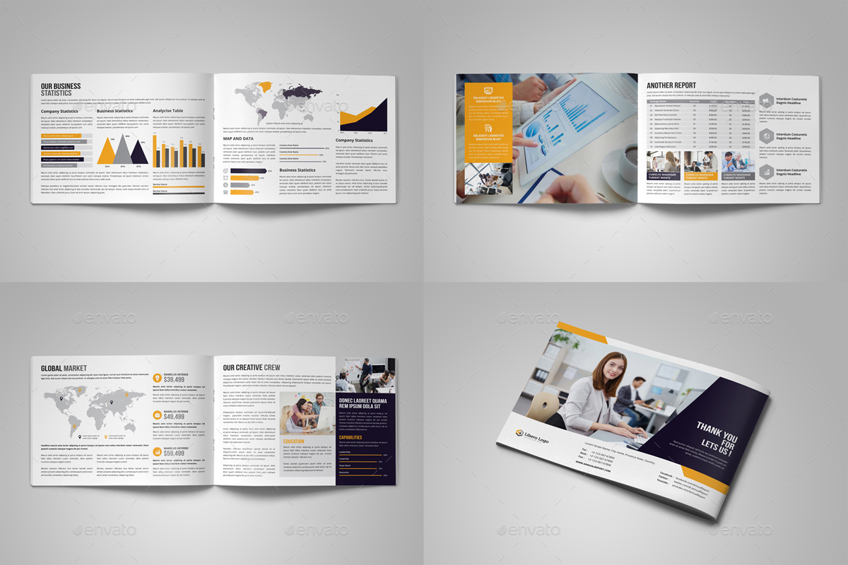 Annual Report Bundle, Print Templates | GraphicRiver