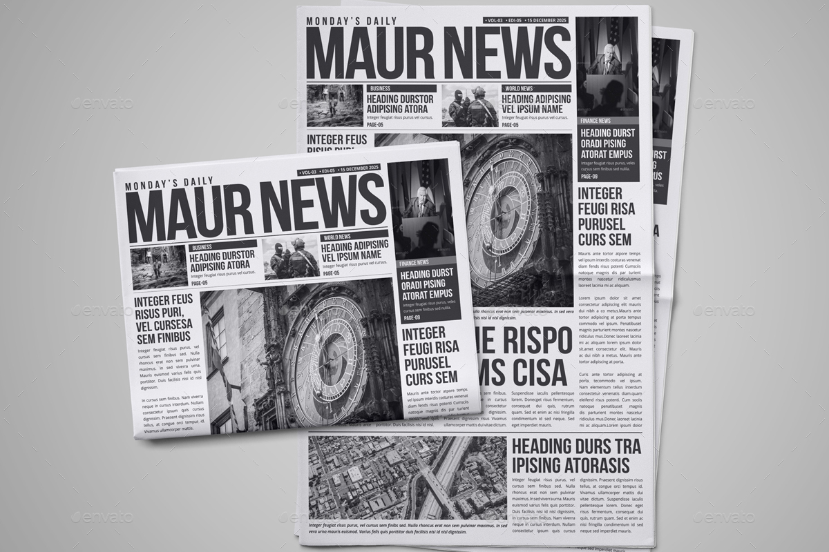 Newspaper Design Bundle, Print Templates | GraphicRiver