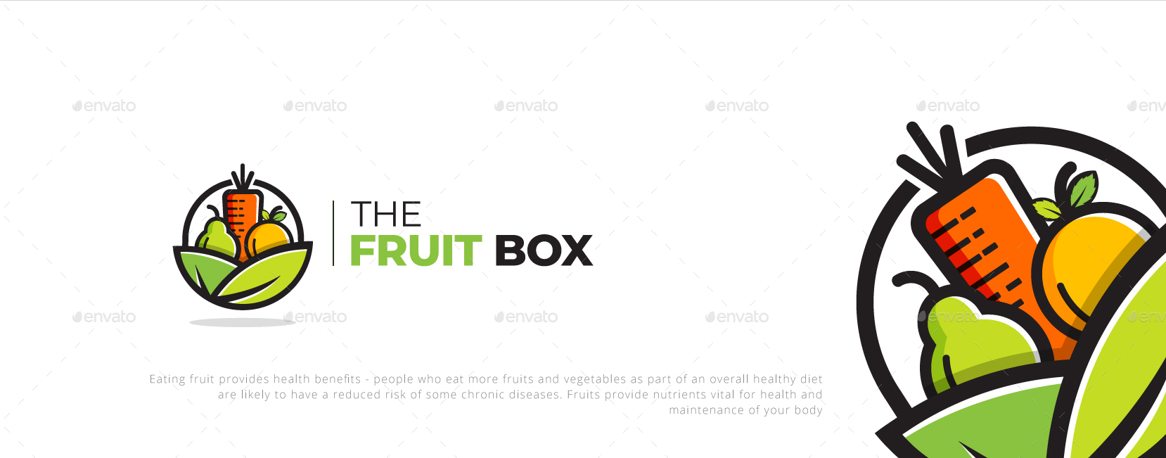 The Fruit Box Logo Template, Logo Templates | GraphicRiver
