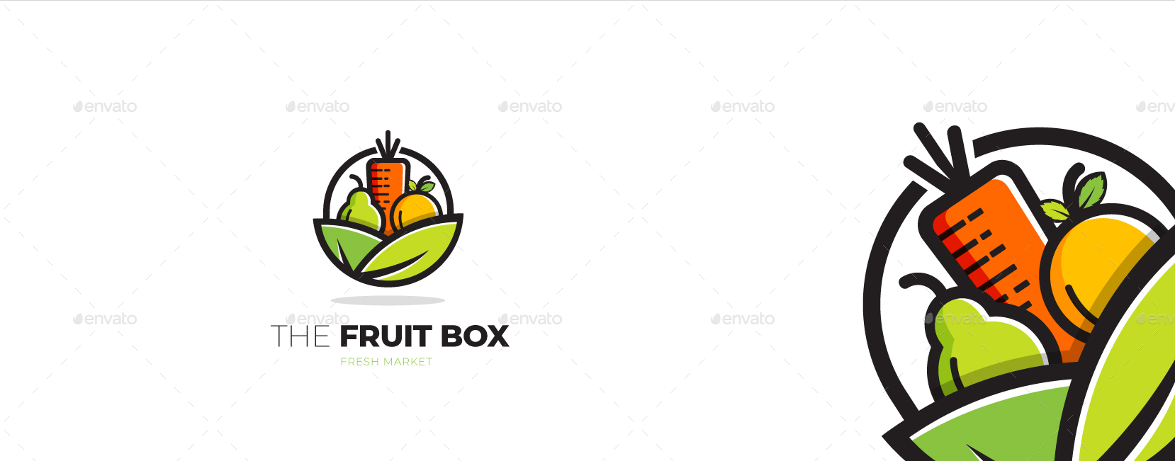The Fruit Box Logo Template, Logo Templates | GraphicRiver