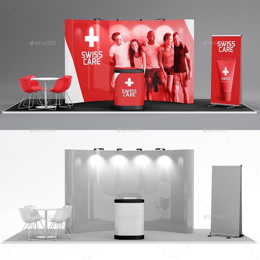 Trade-Show-Booth-Mock-up Bundle, Graphics | GraphicRiver