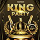 King Party Flyer Template, Print Templates | GraphicRiver