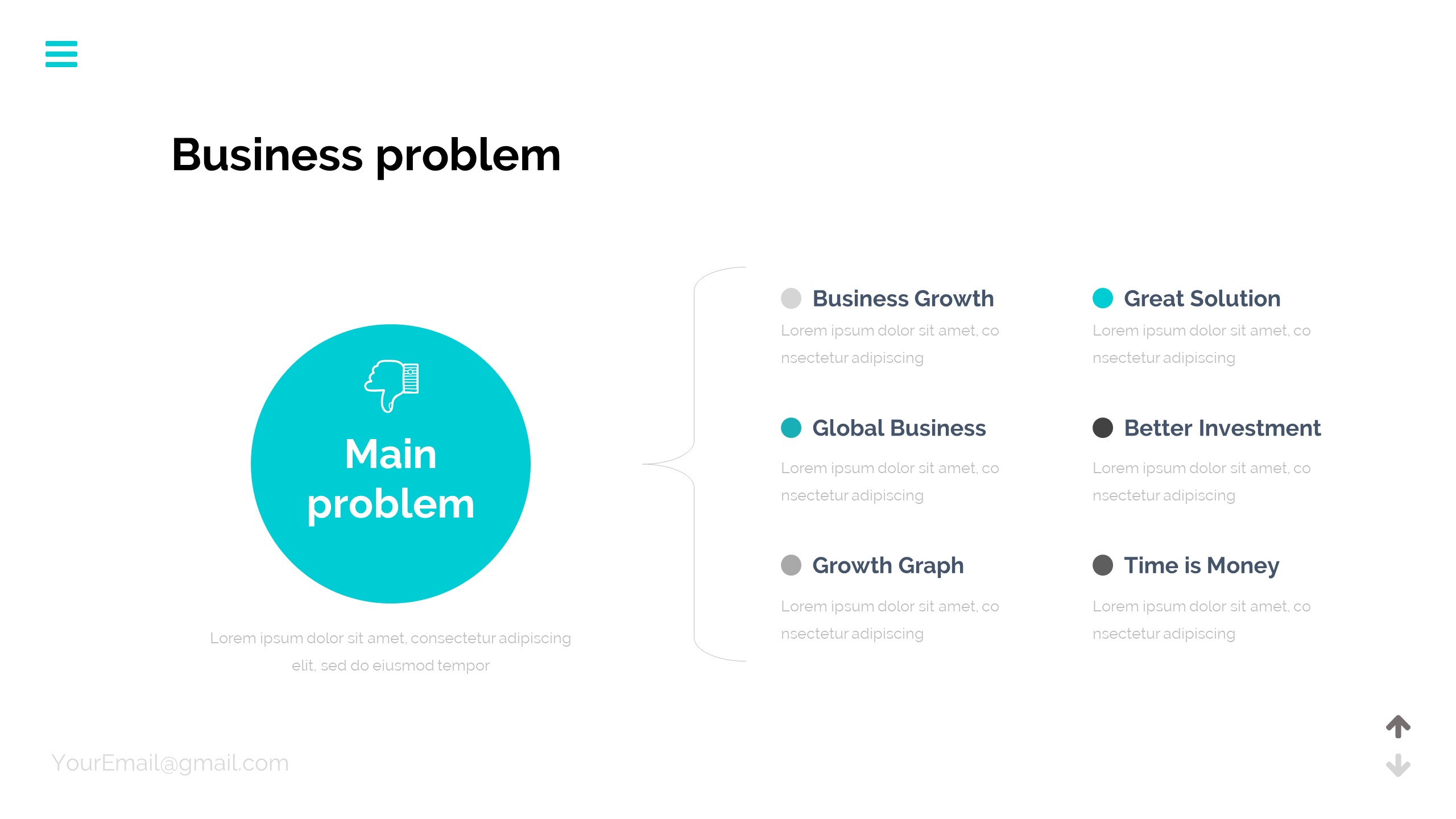 Overview Insight Pitch Deck Powerpoint Template, Presentation Templates