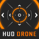 HUD Drone Interface, Web Elements | GraphicRiver