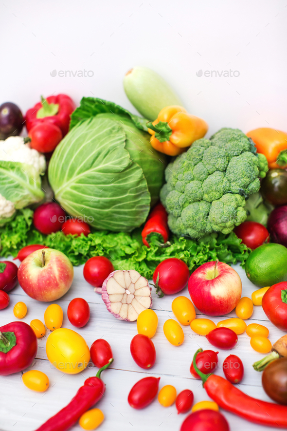 Assortment of fresh vegetables. Stock Photo by MediaGroupBestForYou