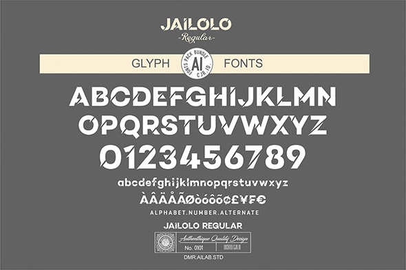 JAILOLO FONTS, Fonts | GraphicRiver