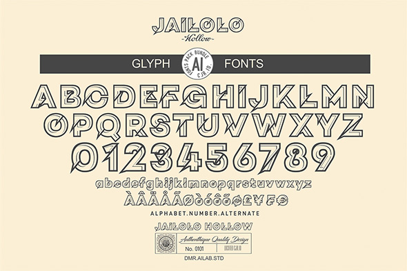 JAILOLO FONTS, Fonts | GraphicRiver