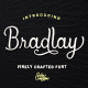 Bradlay Script, Fonts | GraphicRiver