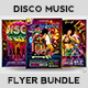 Disco Music Flyer Bundle V1, Print Templates | GraphicRiver
