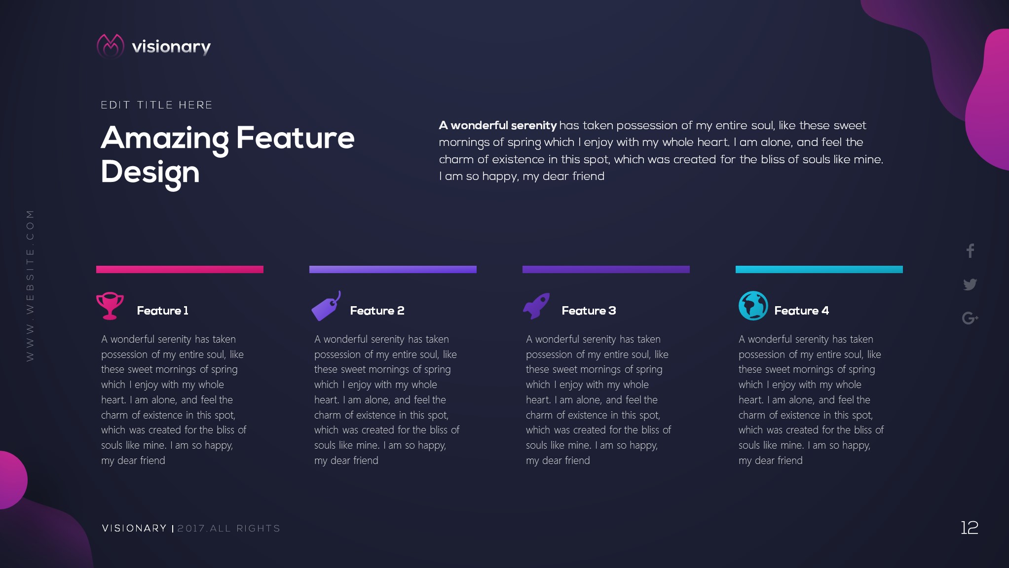 Visionary - Attractive PowerPoint Design, Presentation Templates ...