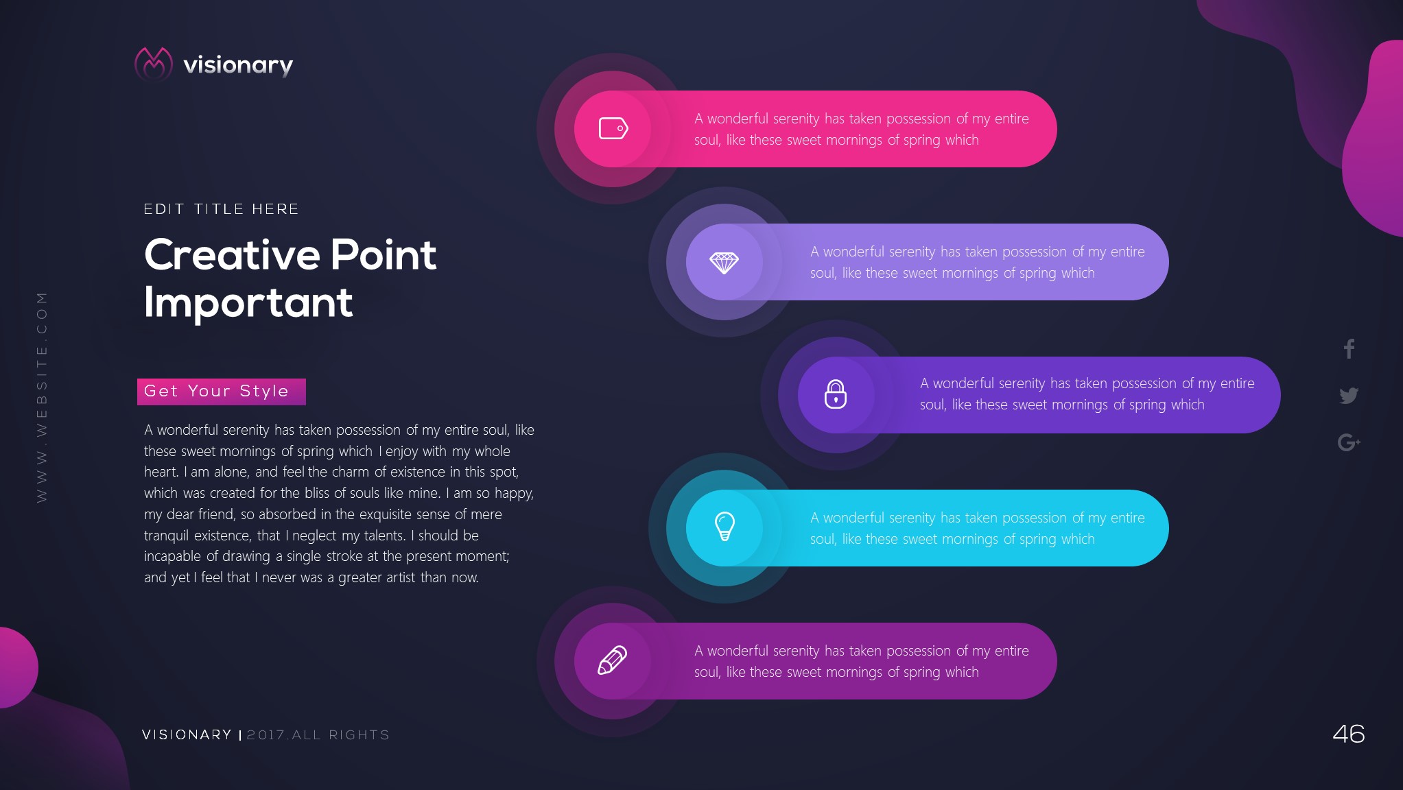Visionary - Attractive PowerPoint Design, Presentation Templates ...