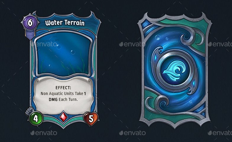 Elemental Cards Bundle, Game Assets | GraphicRiver