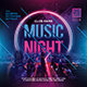 Music Night Party Flyer, Print Templates | GraphicRiver