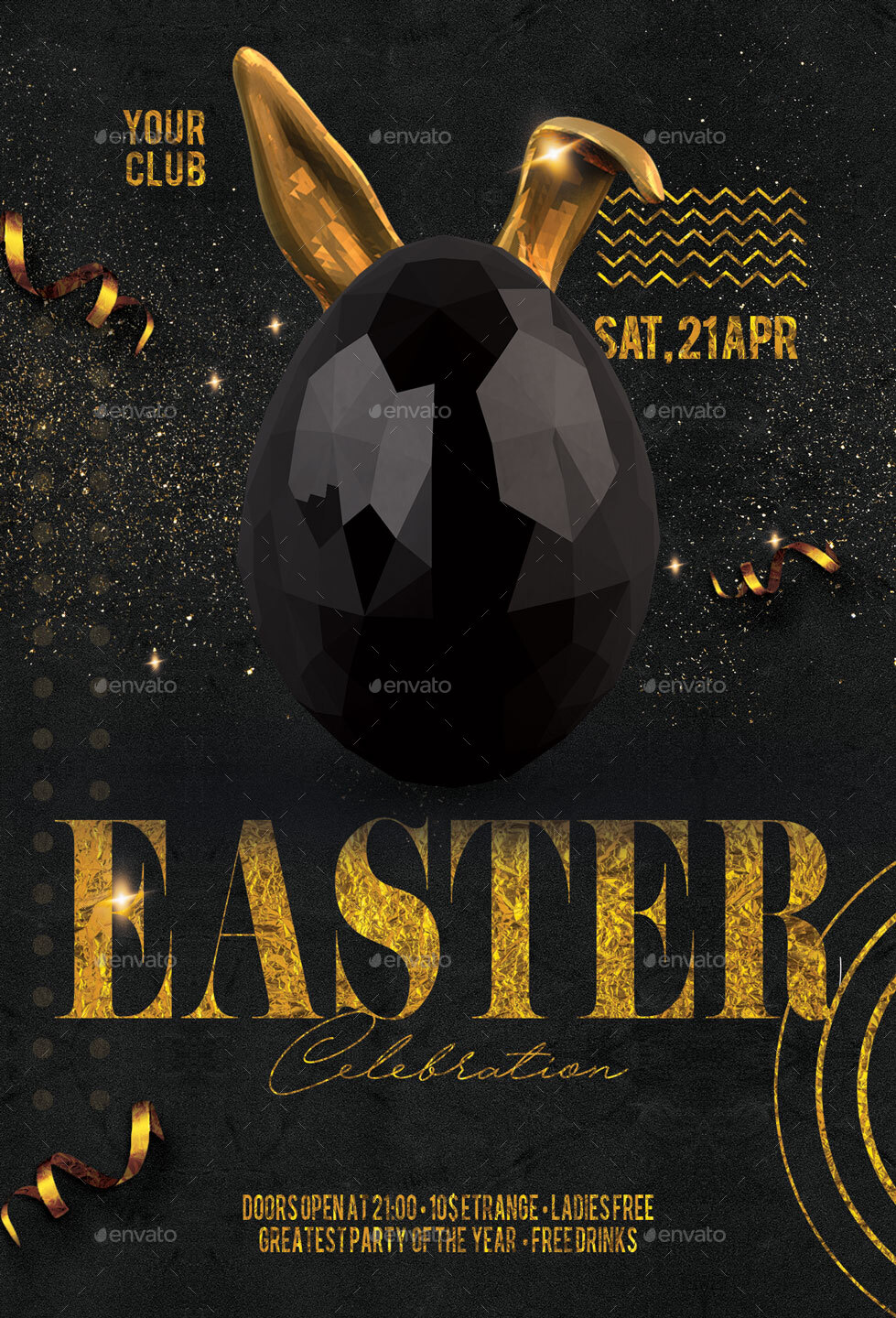 Easter Party Flyer, Print Templates | GraphicRiver