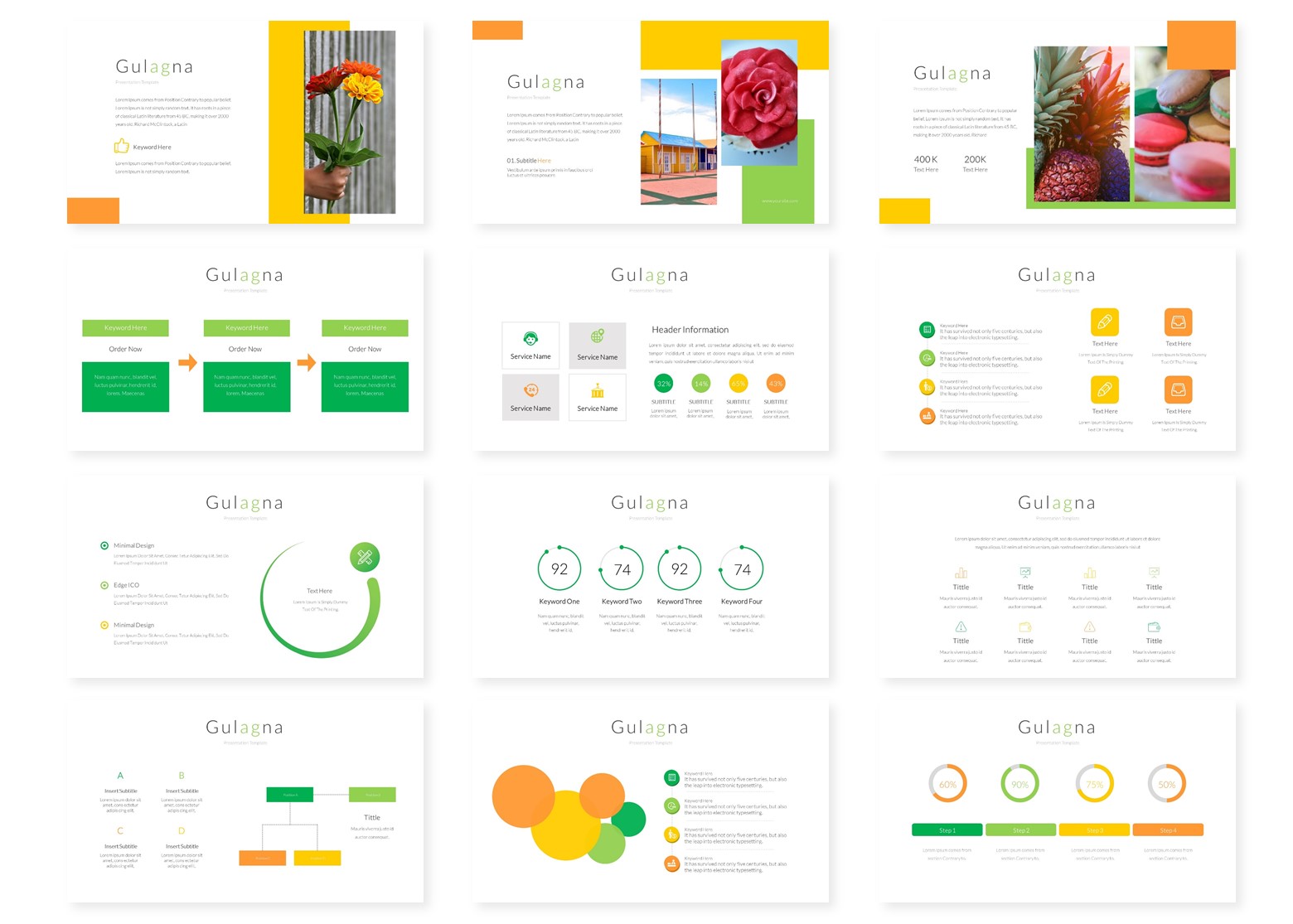 Creative Google Slides Template Pack, Presentation Templates | GraphicRiver