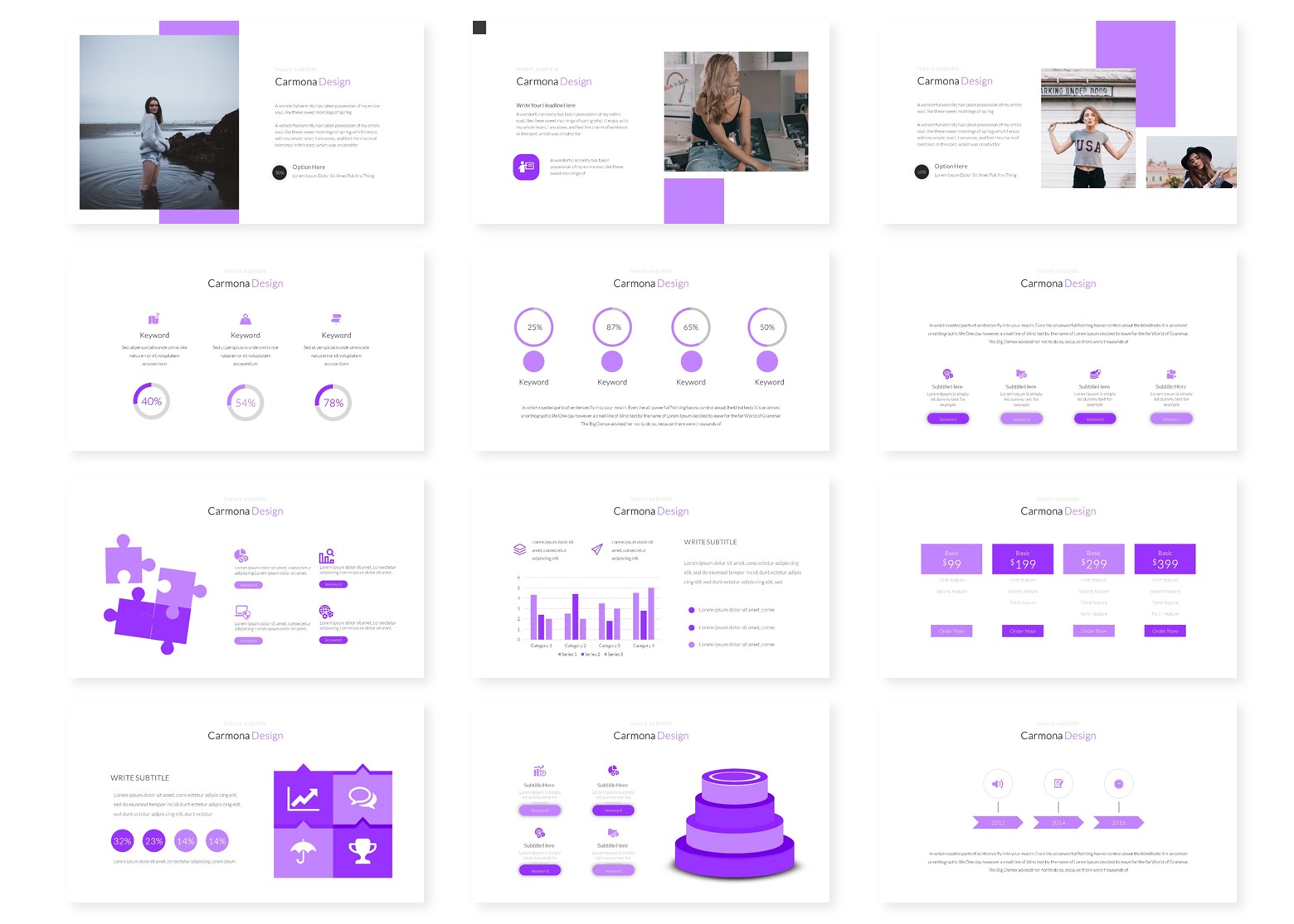 Creative Google Slides Template Pack, Presentation Templates | GraphicRiver