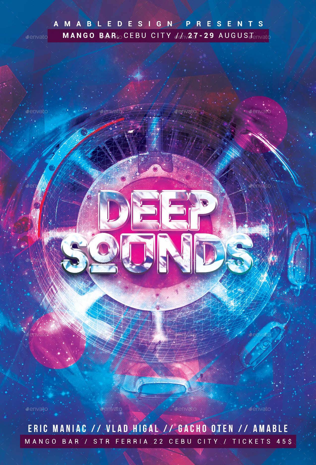 3 in 1 Sounds Flyer/Poster Bundle, Print Templates | GraphicRiver