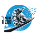 Snow Hero T-Shirt, T-Shirts | GraphicRiver