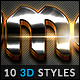 10 3D Styles vol. 16 by infoptava | GraphicRiver
