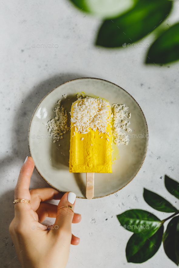 Top view of homemade popsicle Stock Photo by Edalin | PhotoDune
