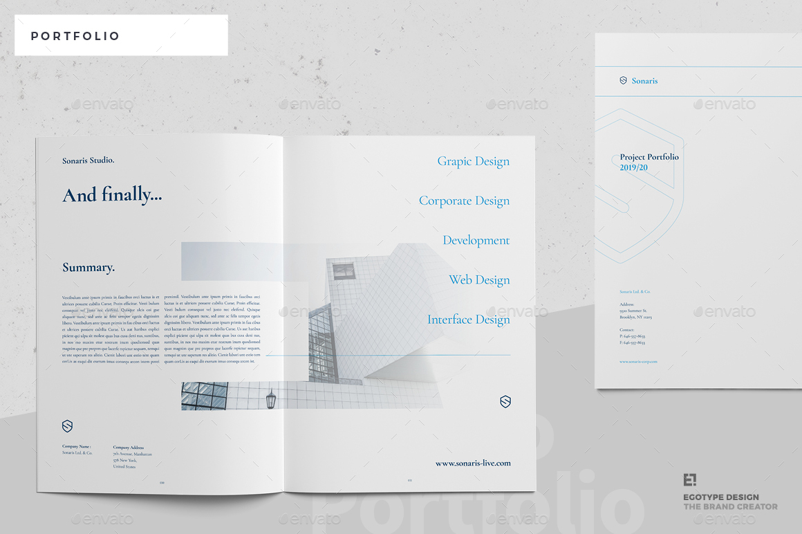 Portfolio, Print Templates | GraphicRiver