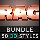 50 3D Text Effects - Bundle Vol. 03, Add-ons | GraphicRiver