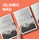 Islands Mag, Print Templates | GraphicRiver