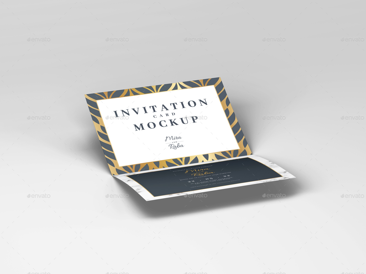 Greeting, Invitation Card Mockup, Graphics | GraphicRiver