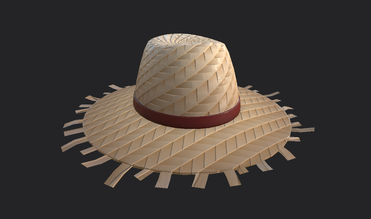 Straw Hat by BariaCG | 3DOcean