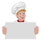 Chef Cook Baker Sign Cartoon, Vectors | GraphicRiver