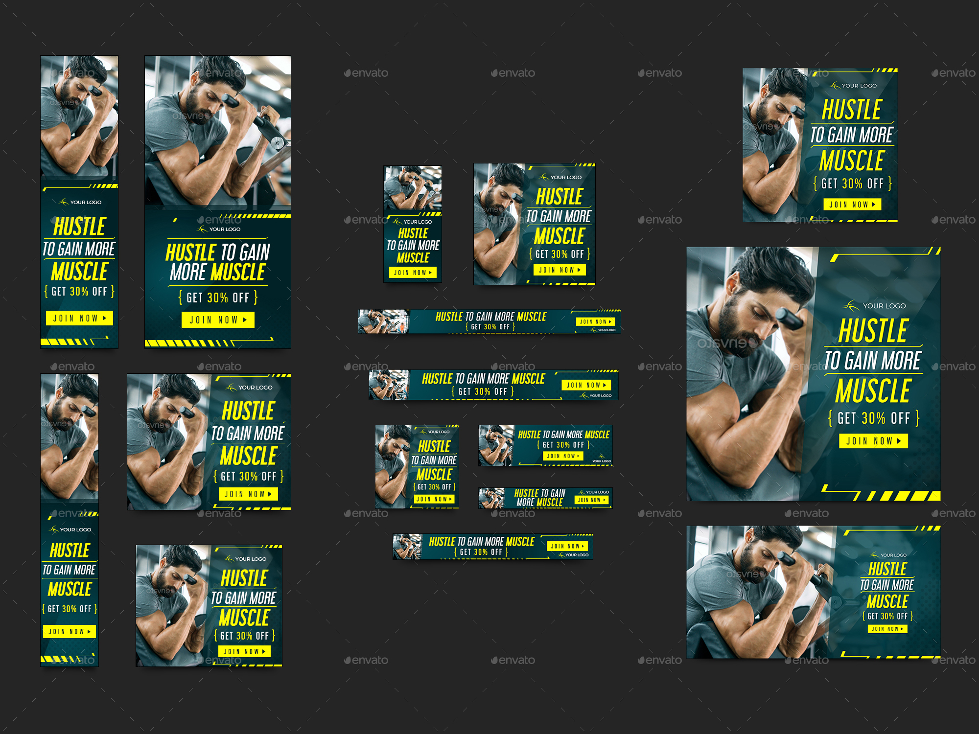Fitness Banners by BeatusGraphics | GraphicRiver