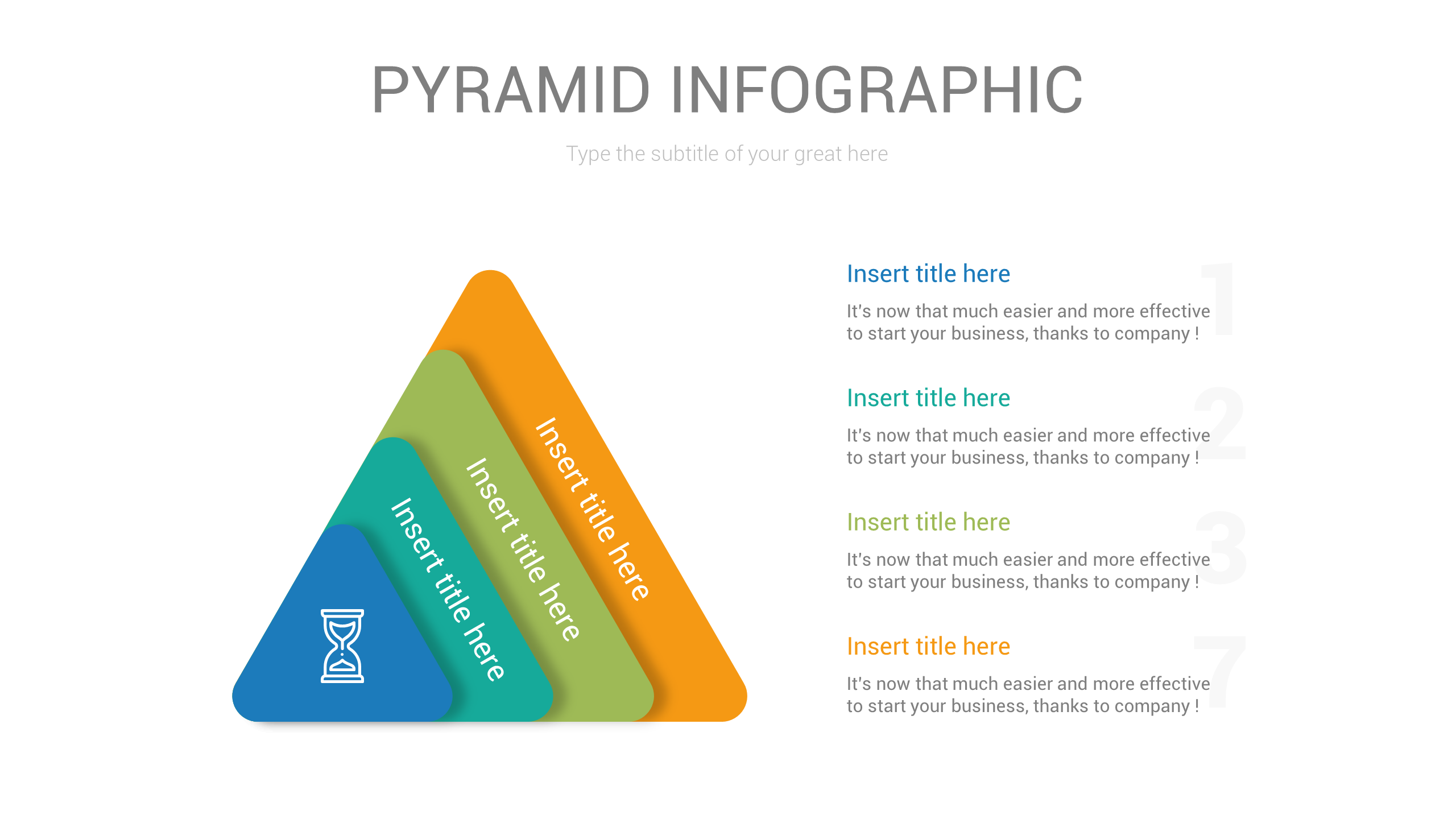 Pyramid Diagrams PowerPoint, Illustrator Template, Presentation Templates