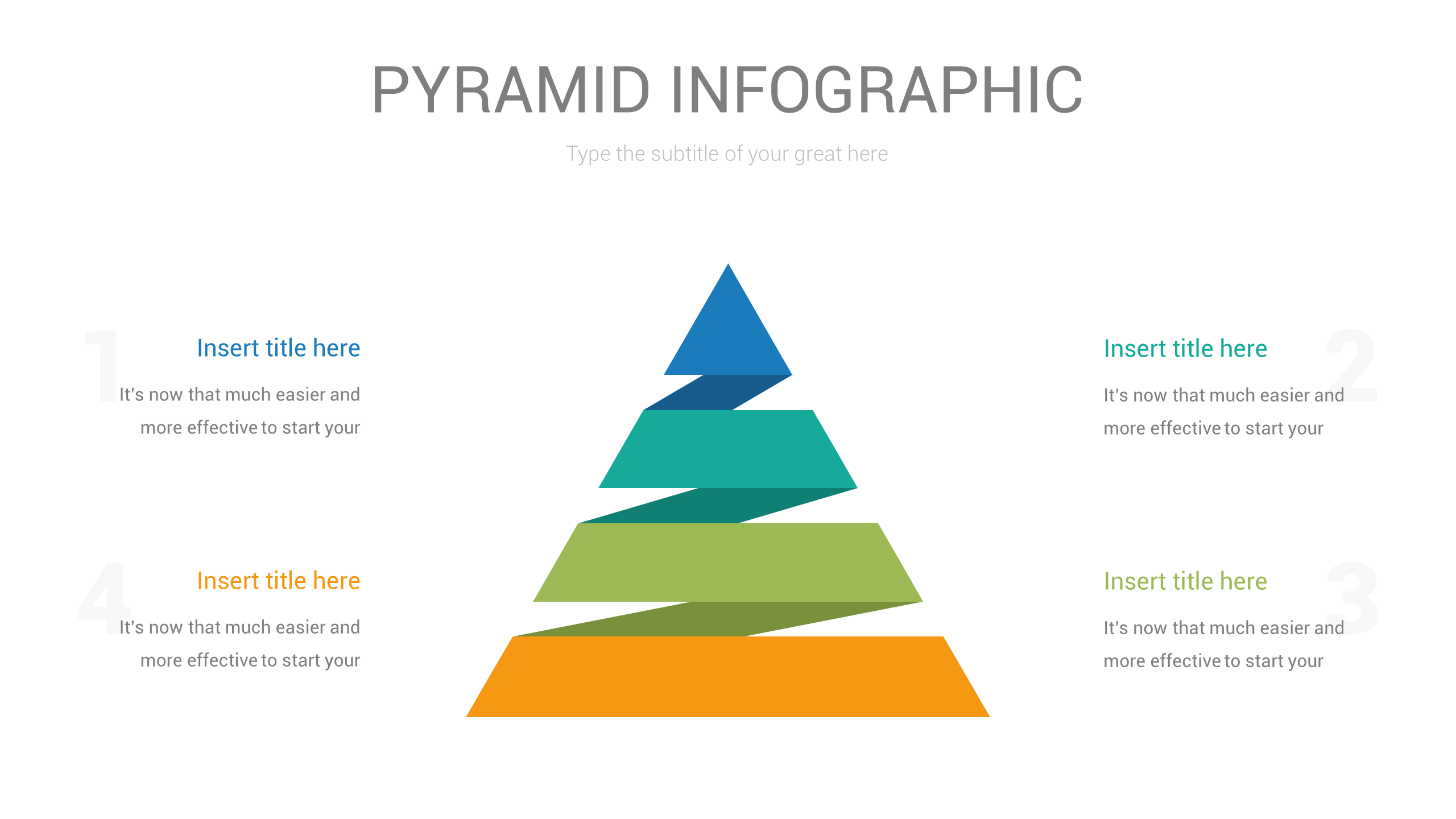 Pyramid Diagrams PowerPoint, Illustrator Template, Presentation Templates