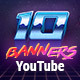 80s Retro - Youtube Channel Art, Web Elements | GraphicRiver