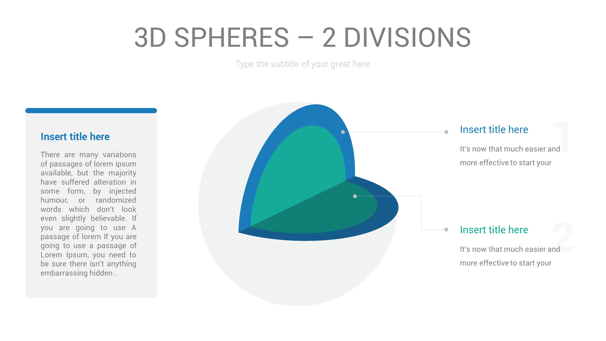 Spheres Divisions PowerPoint, Illustrator Template, Presentation Templates