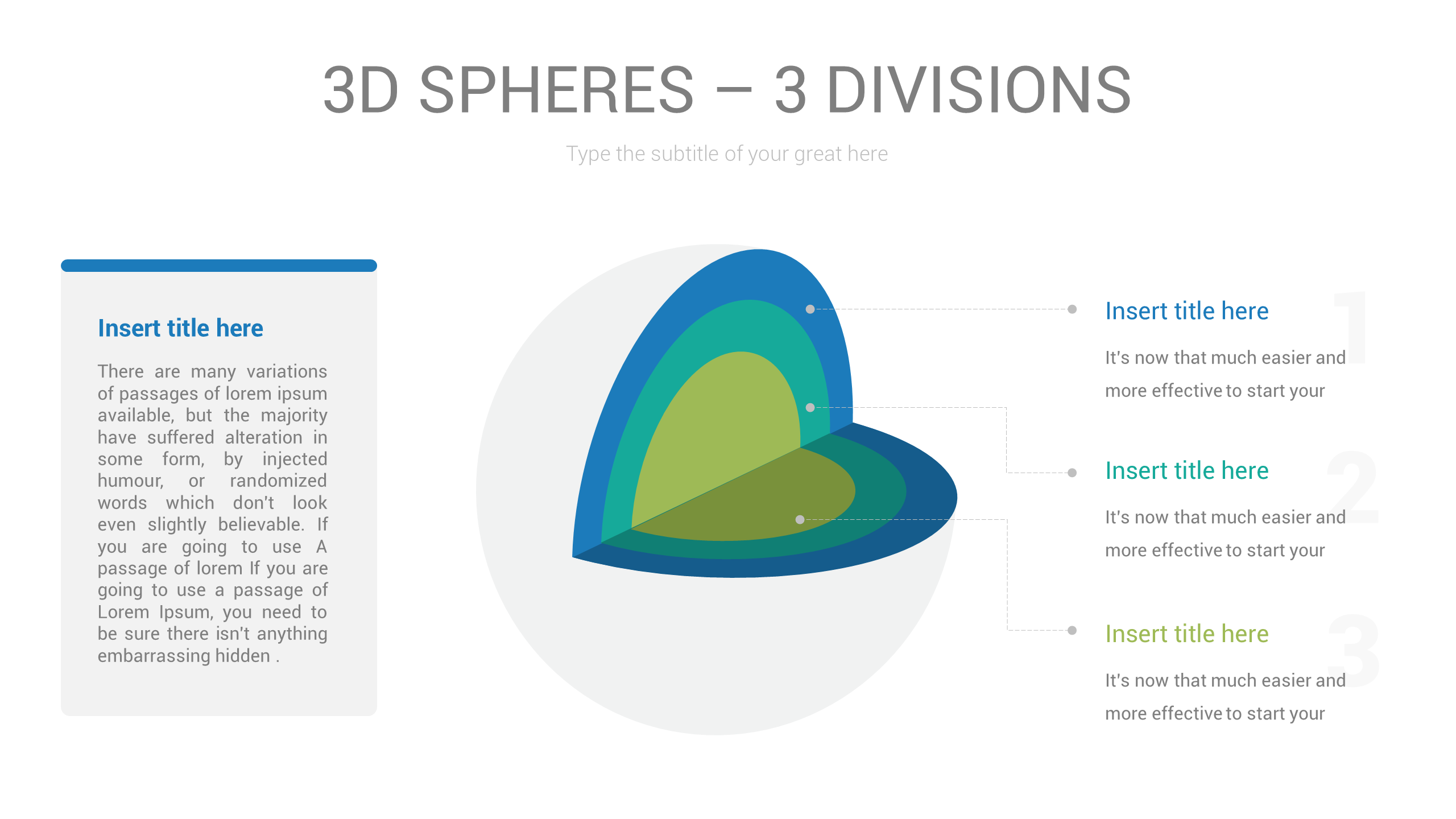 Spheres Divisions PowerPoint, Illustrator Template, Presentation Templates