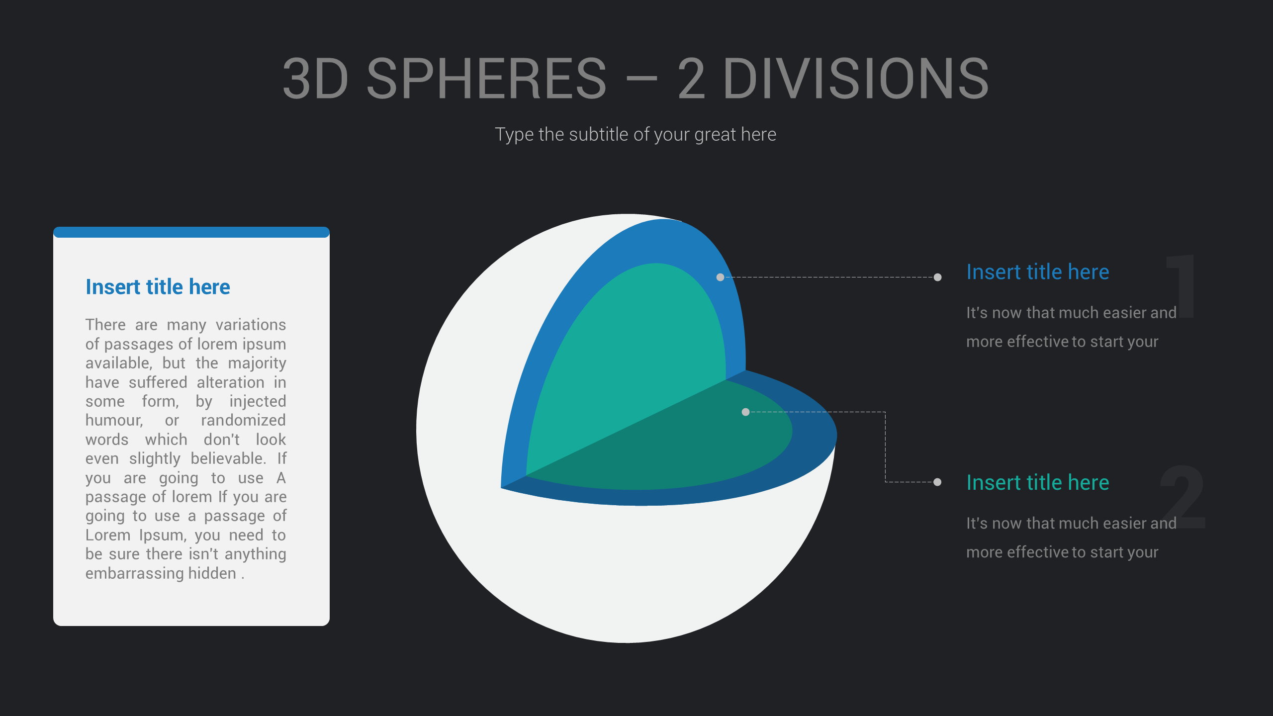 Spheres Divisions PowerPoint, Illustrator Template, Presentation Templates
